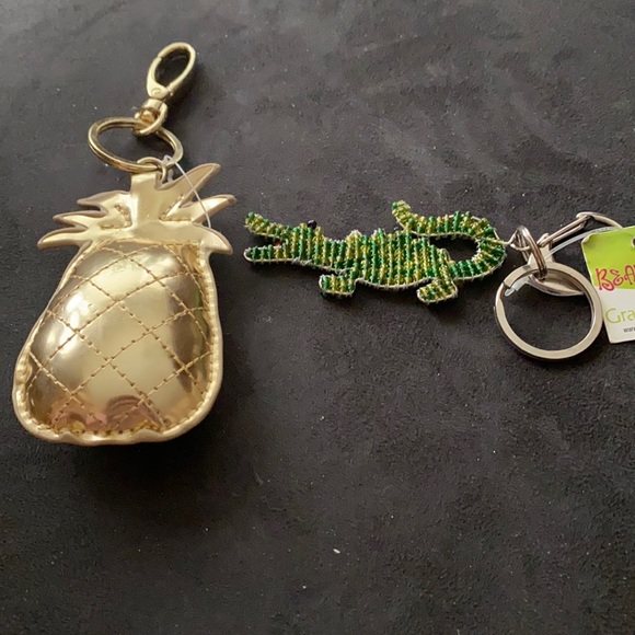 Accessories | Key Chains Super Cute Pineapple And Beaded Alligator ...